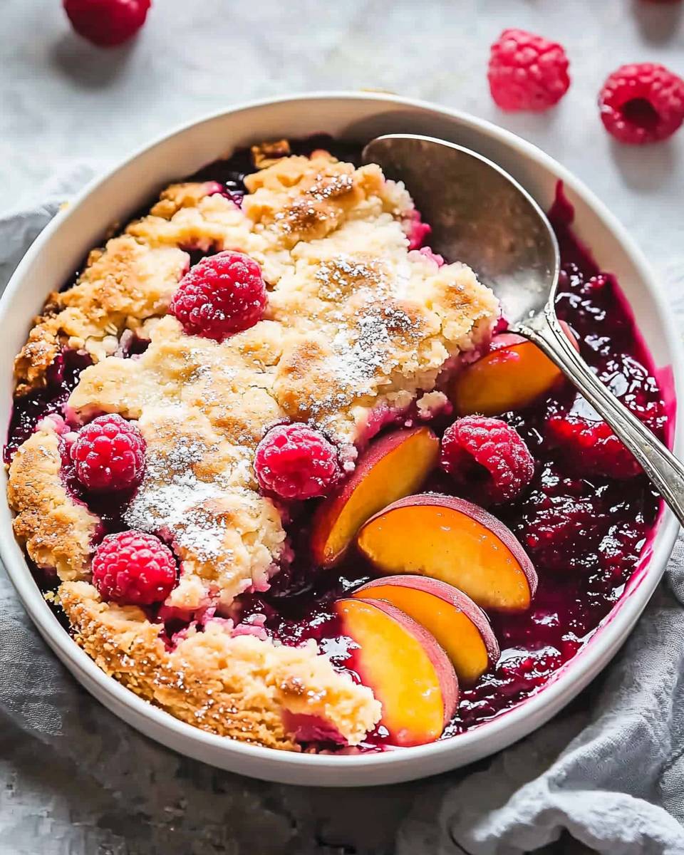 Peach Raspberry Cobbler: A Delicious Summer Dessert Recipe - Cozytastes
